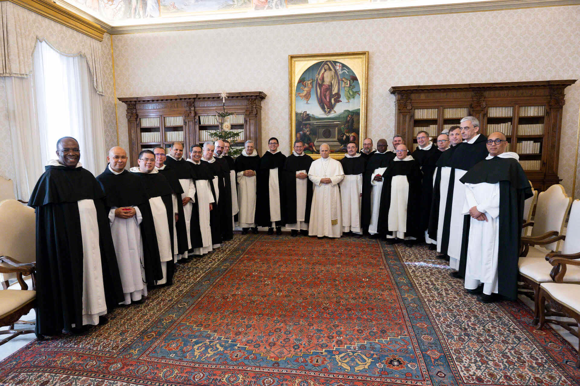Pope Leo XIV offers Dominican General Curia encouragement and prayer